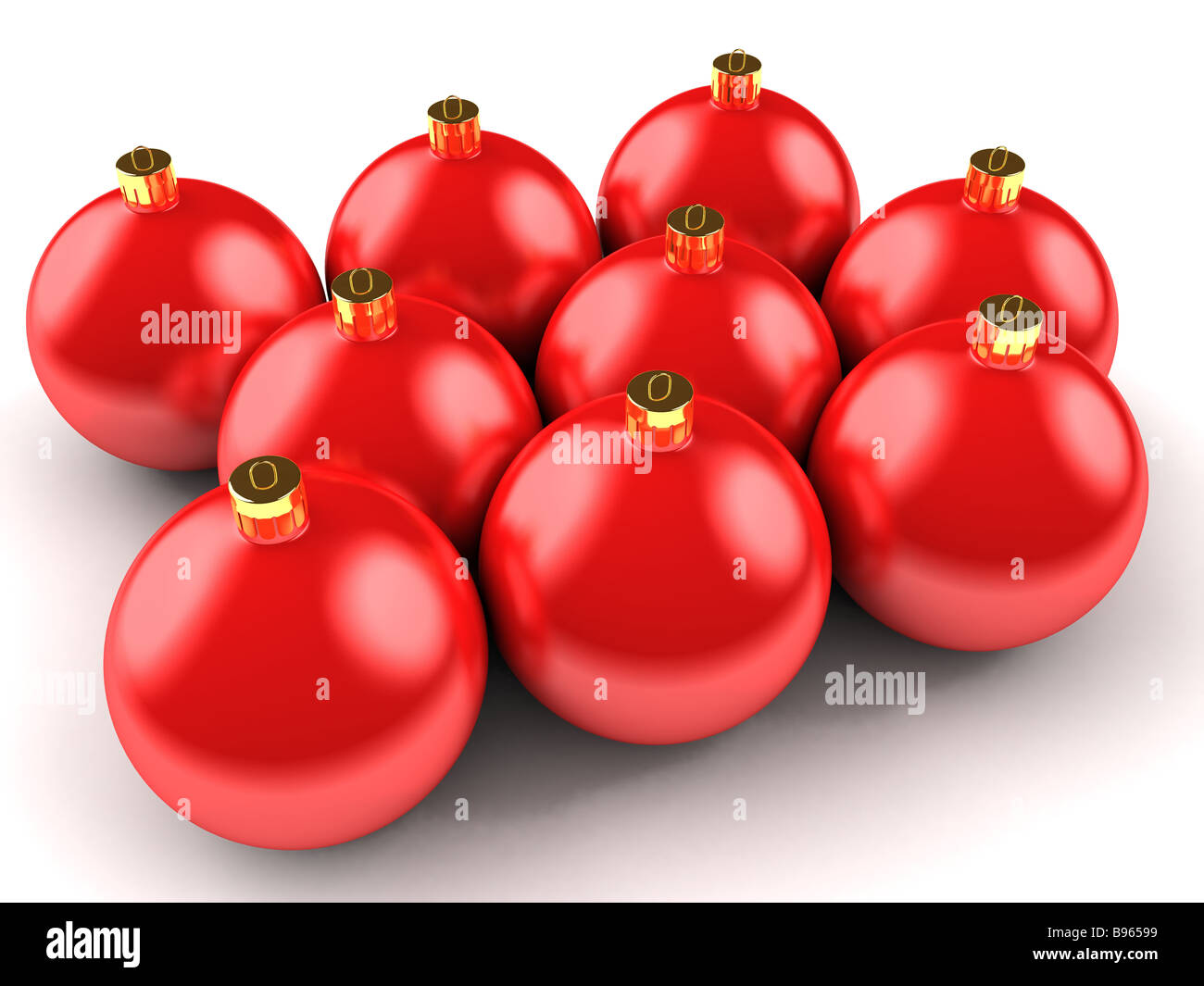 Red white balls christmas hi-res stock photography and images - Alamy
