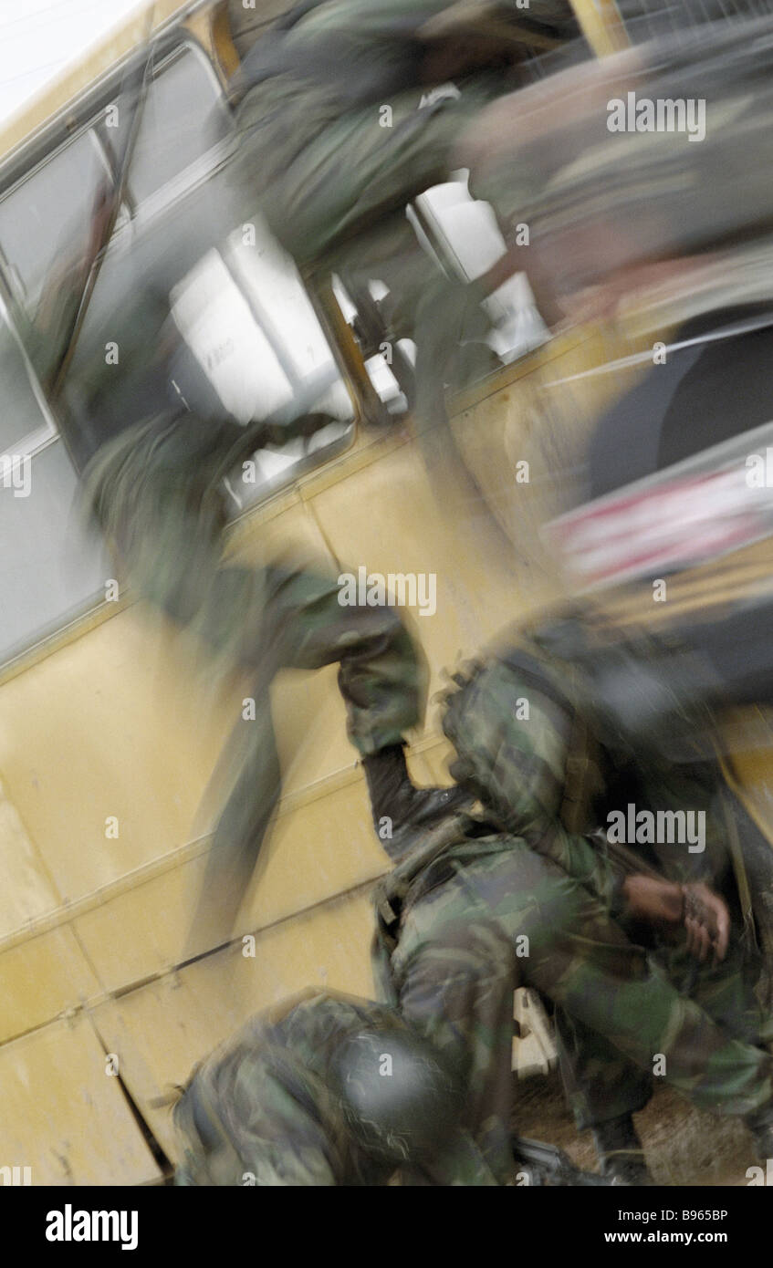 The Interior Ministry s special force working out hostage release ...