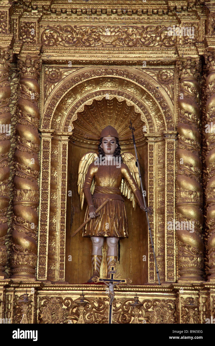 India Goa Old Goa Basilica of Bom Jesus interior Stock Photo - Alamy