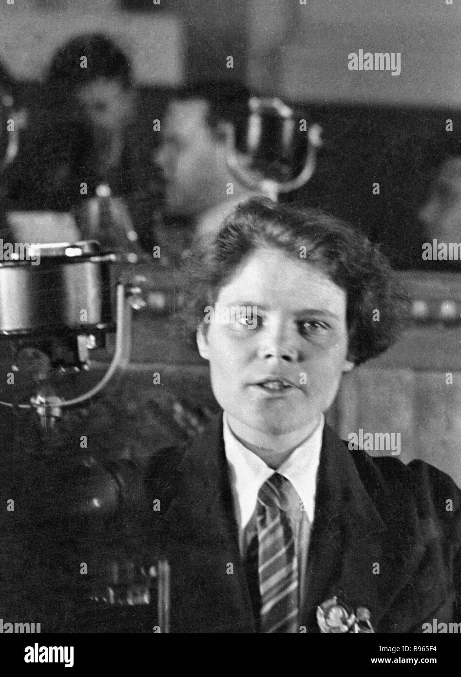 U S S R Supreme Soviet deputy Maria Demchenko Stock Photo - Alamy