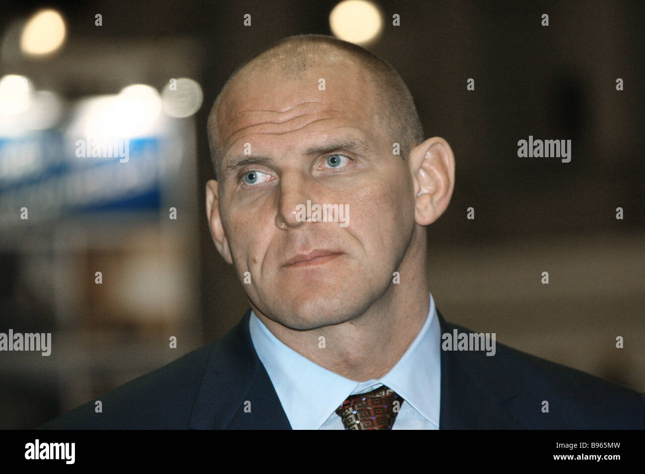 State Duma member Alexander Karelin an Olympic wrestling champion at ...