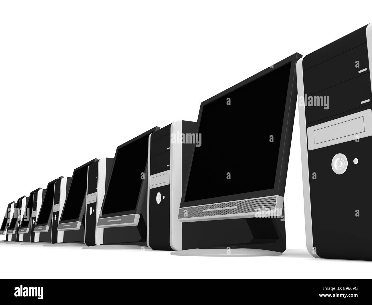 Monitors Black and White Stock Photos & Images - Alamy