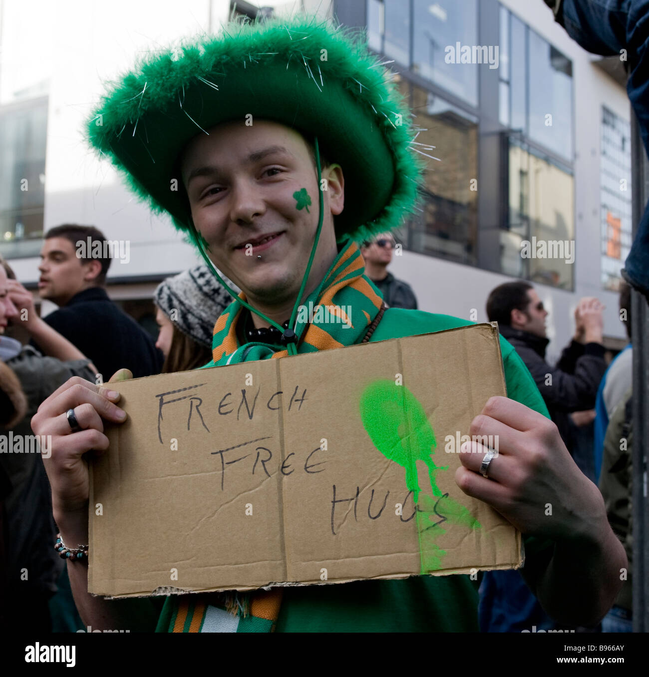 French free hugs dublin st hi-res stock photography and images - Alamy