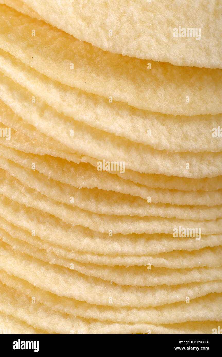 Pile of natural potato crisps Stock Photo - Alamy