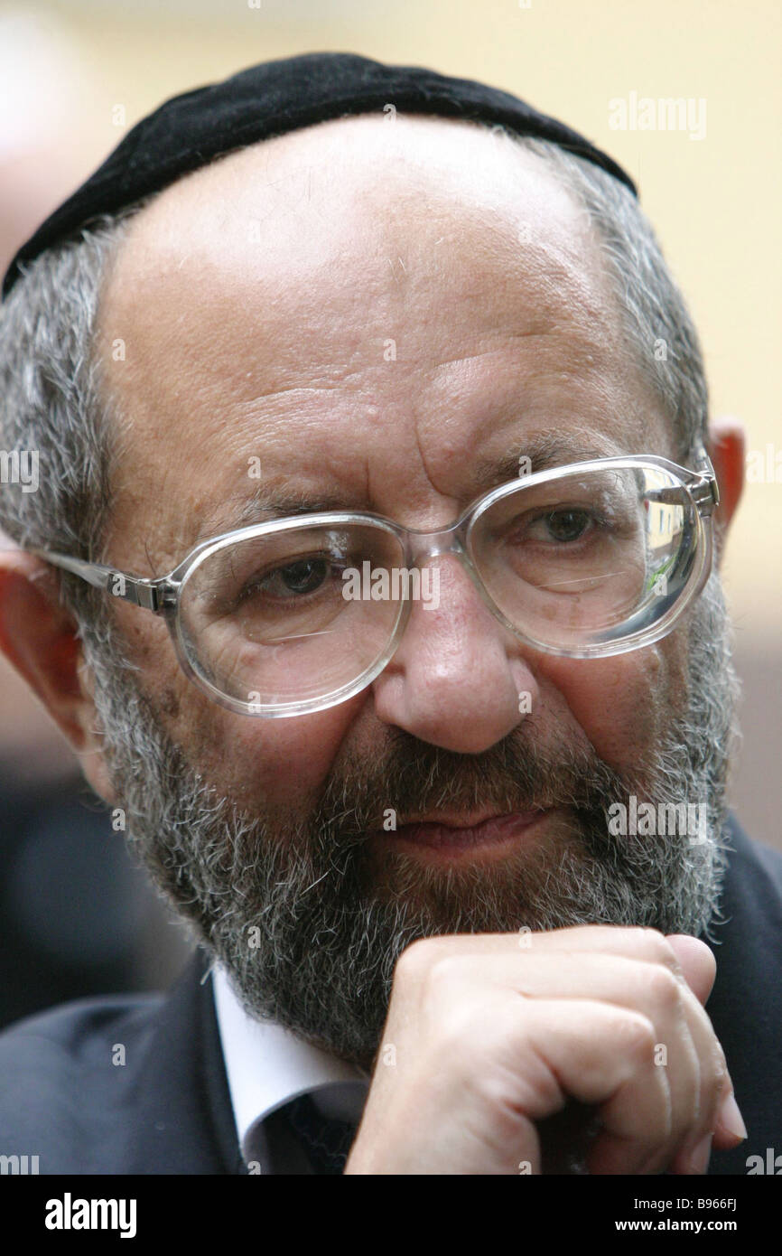 Russia s chief rabbi Adolf Shayevich Stock Photo - Alamy