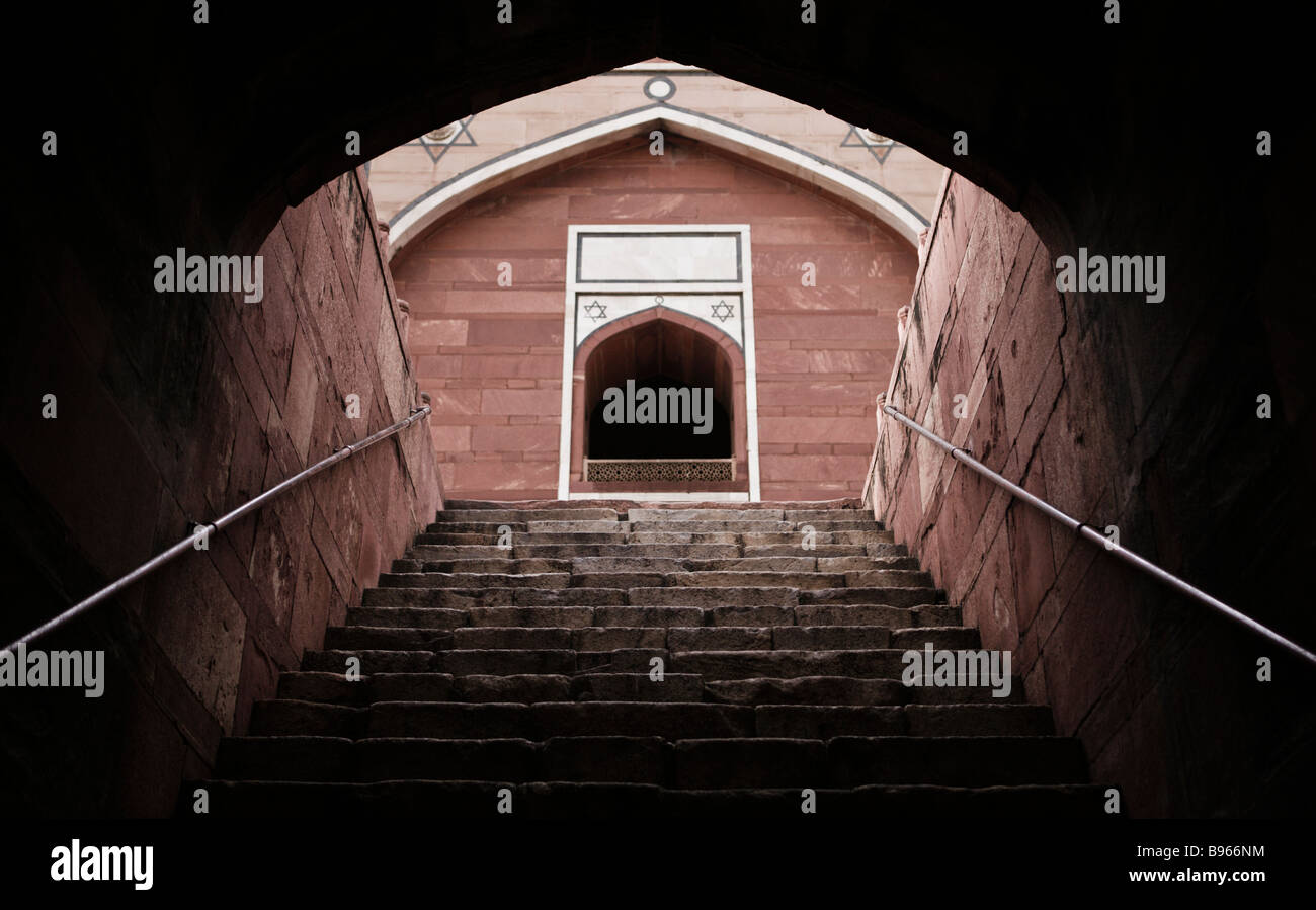 Steps leading up to the Mausoleum at Humayun's Tomb, Nizamuddin East ...