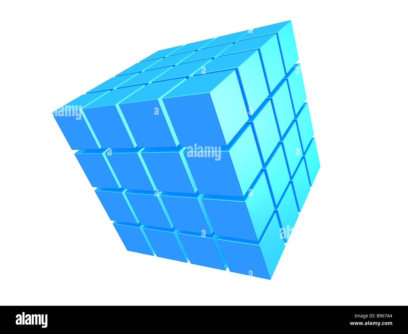 Stand with cube Cut Out Stock Images & Pictures - Alamy