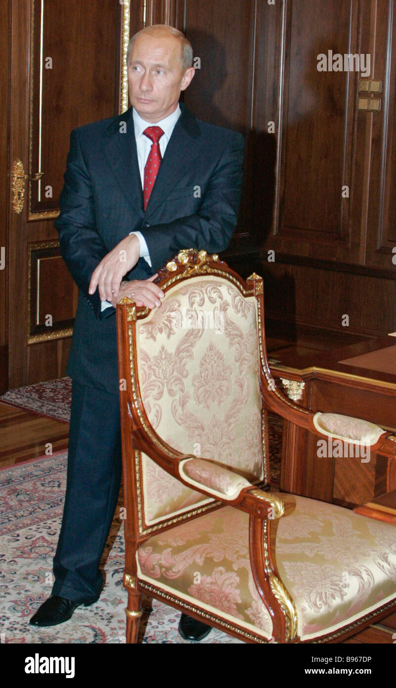 Chair President Putin High Resolution Stock Photography and Images - Alamy