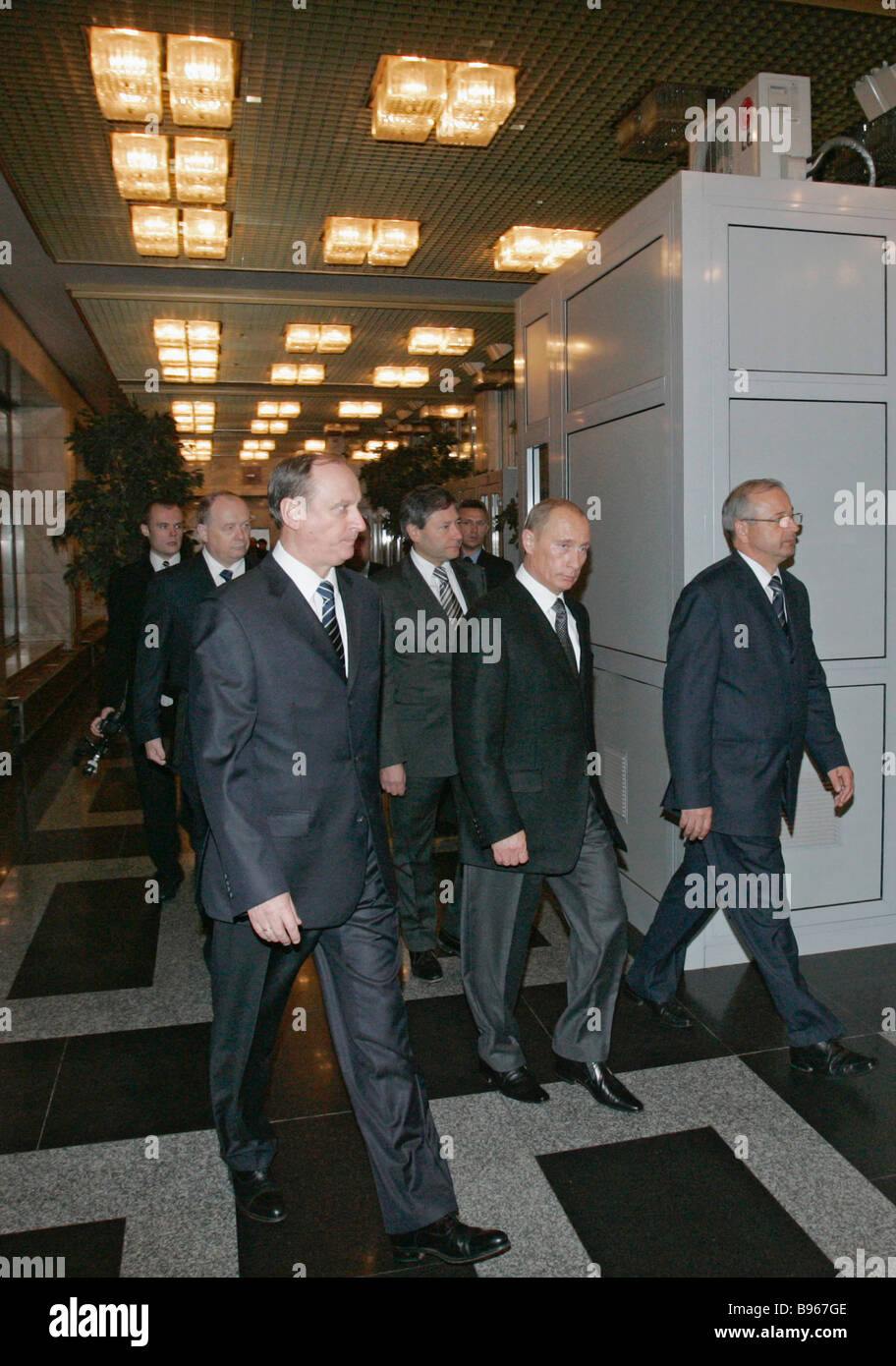 Russian Federal Security Service FSB Director Nikolai Patrushev and ...