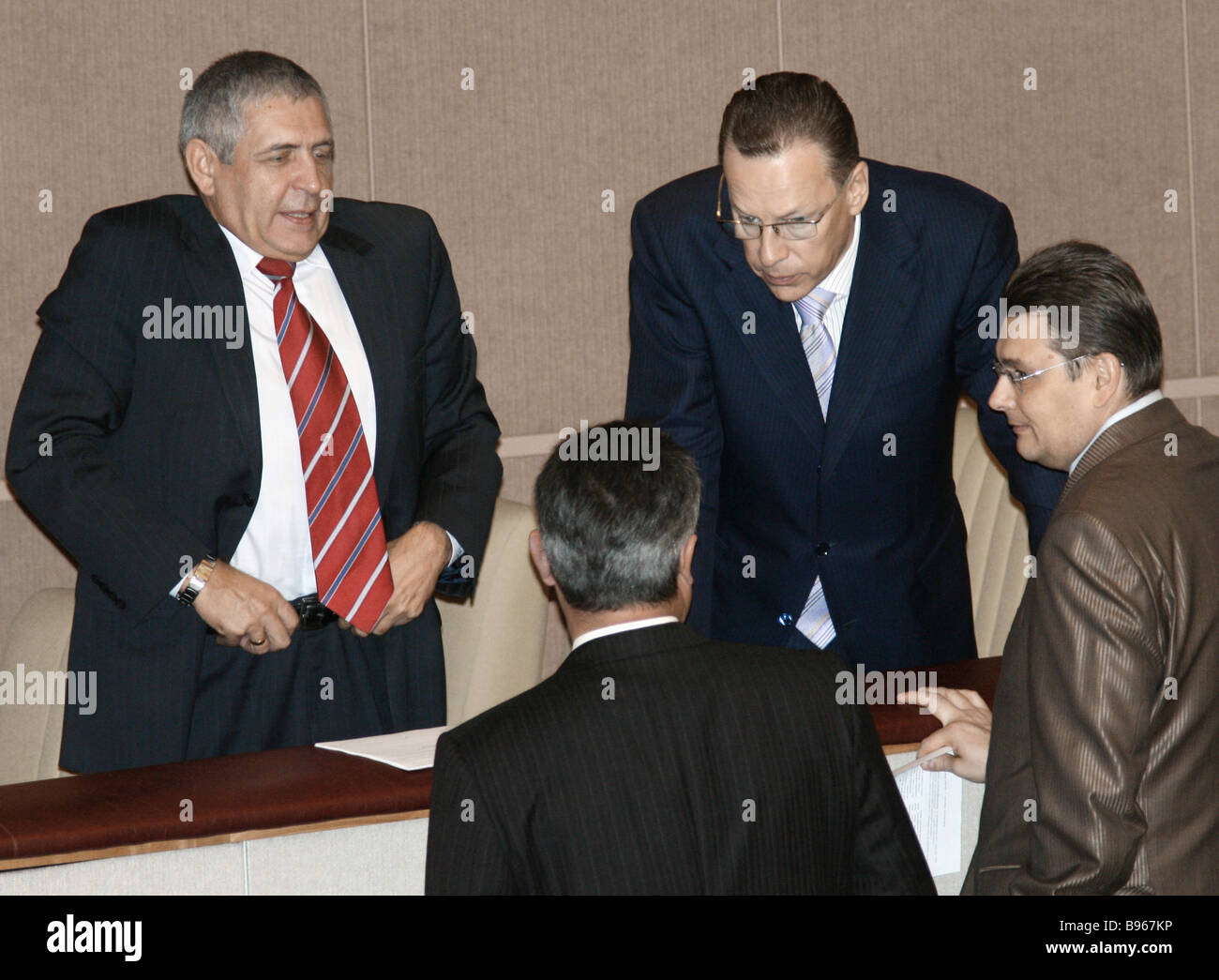 State Secretary Deputy Finance Minister Sergei Shatalov Andrei Loginov ...