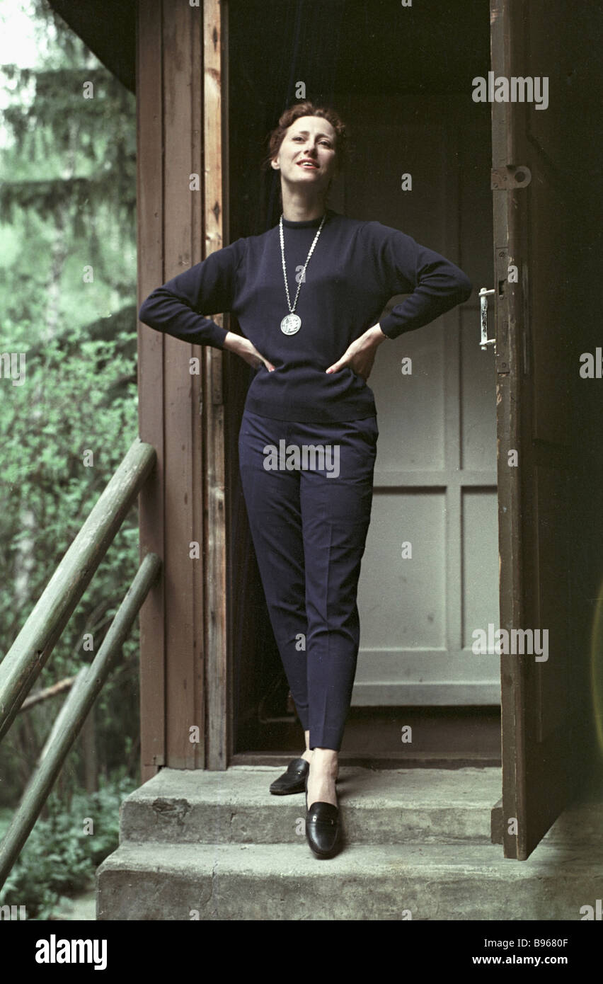 People s Artist of the USSR Maya Plisetskaya dancer with the Bolshoi ...