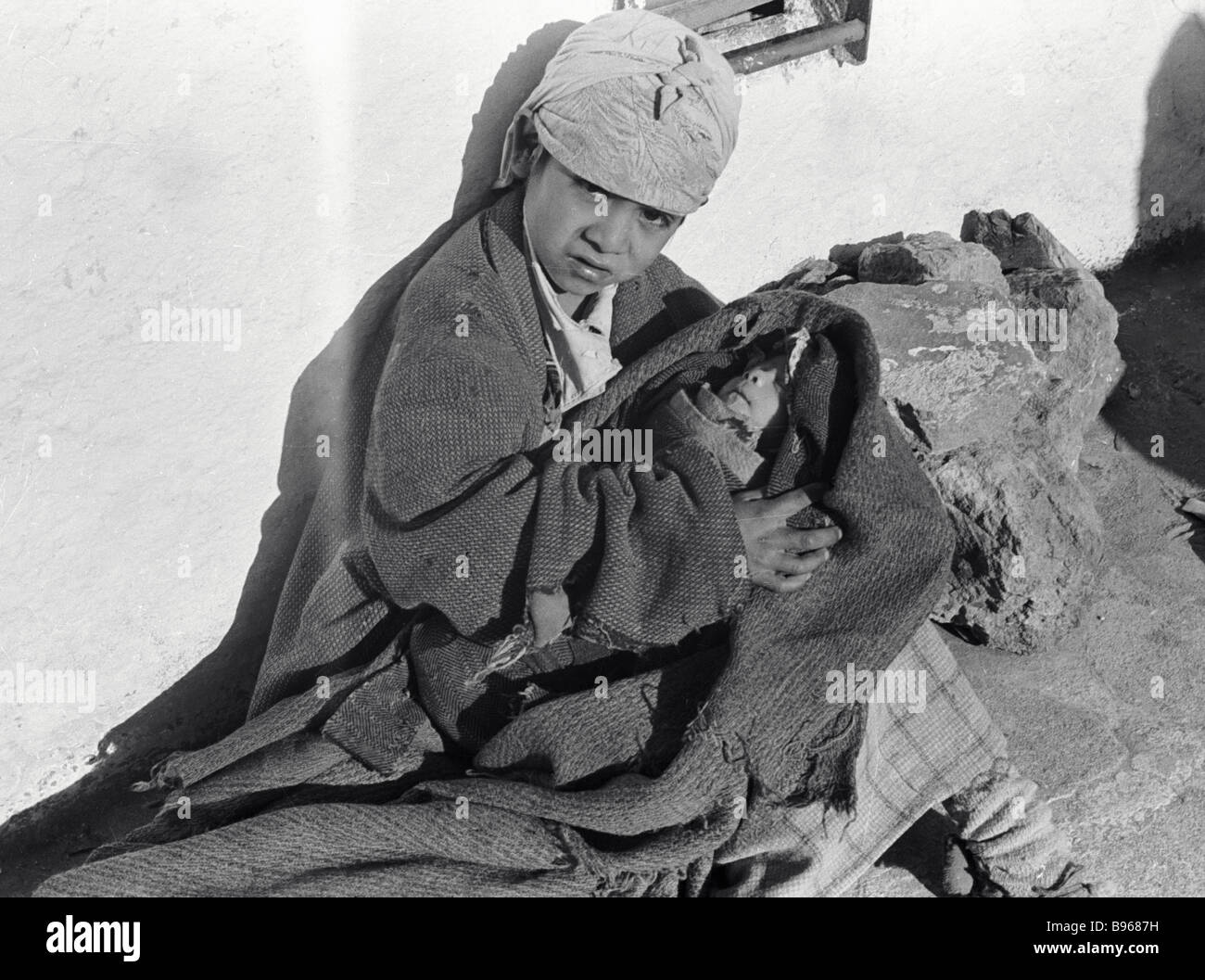 An Indian boy from the tribe of the Araucans representing the ...