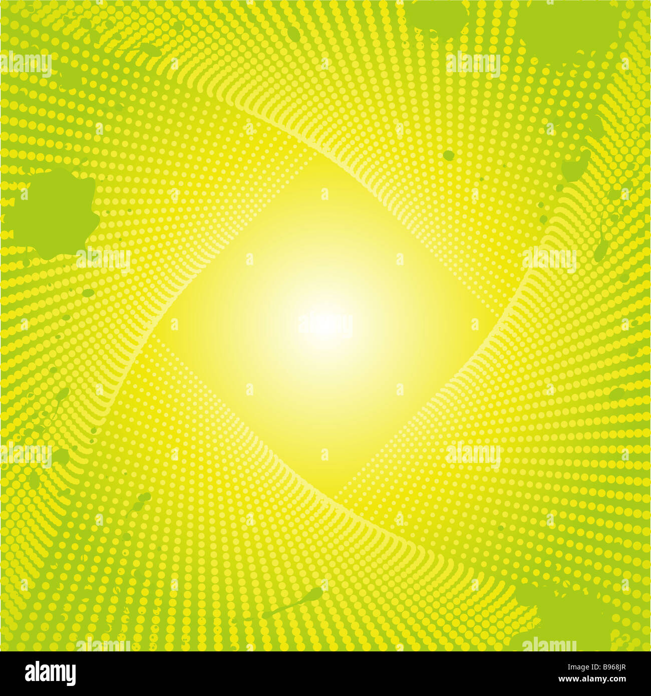 abstract green background with halftone pattern Stock Photo - Alamy