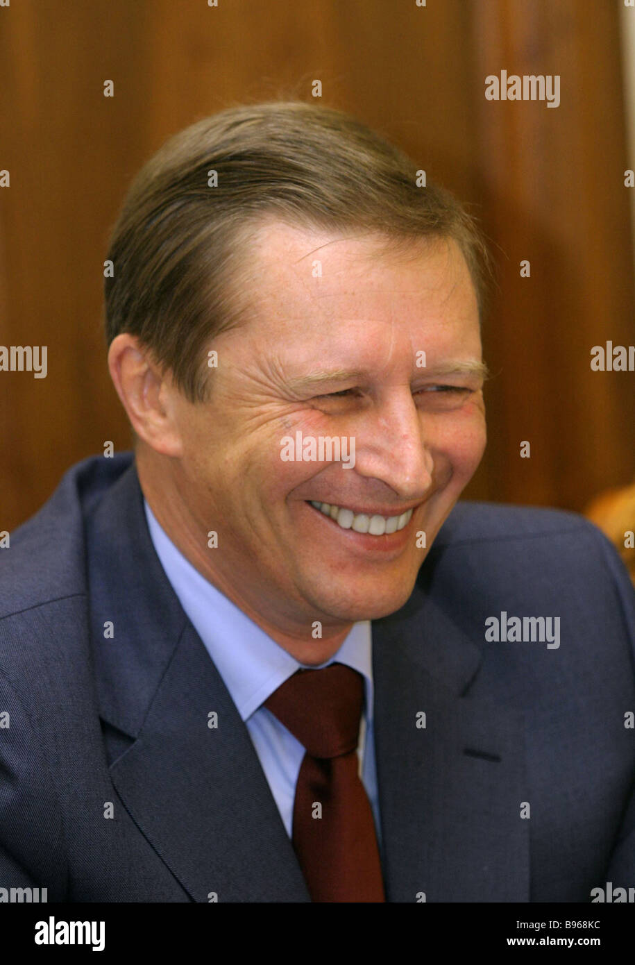 Sergei Ivanov Russia s Defense Minister Stock Photo - Alamy