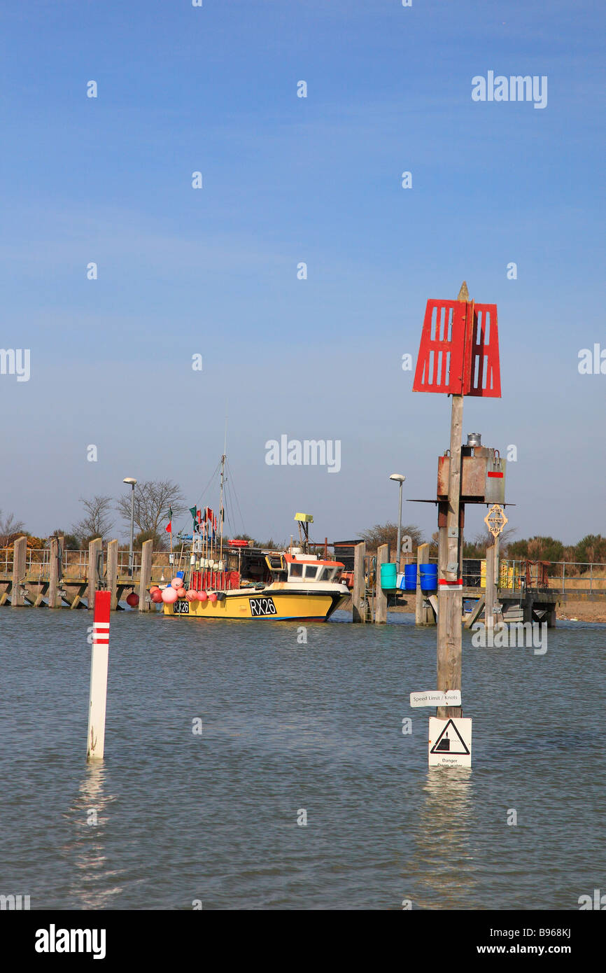 Wooden posts in Rye Harbour East Sussex England Stock Photo - Alamy