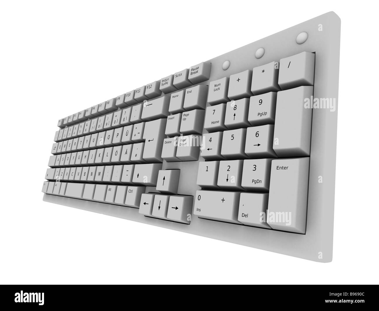 Standard keyboard Cut Out Stock Images & Pictures - Alamy