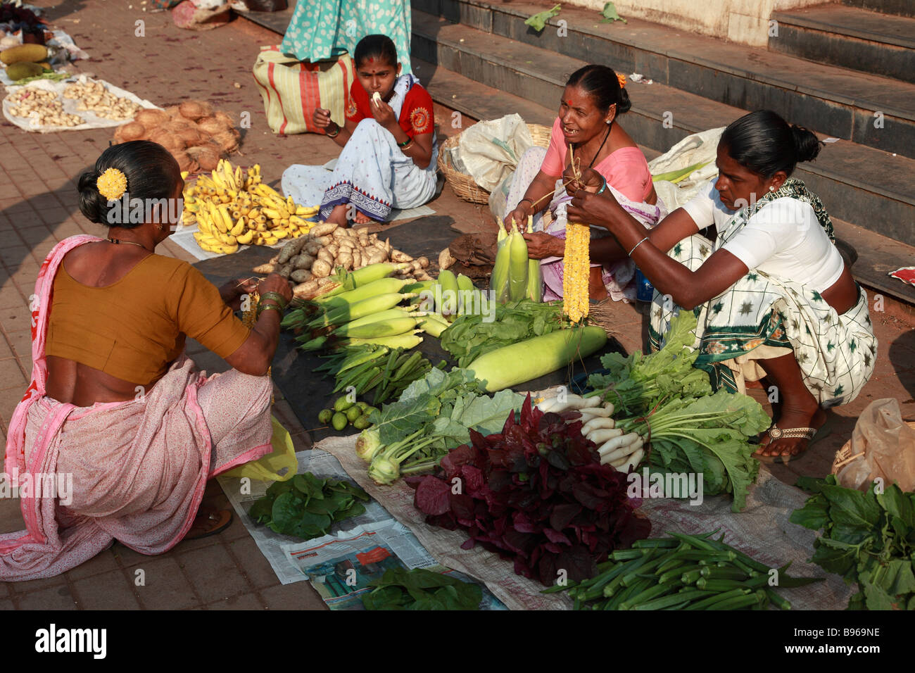 Panaji market hi-res stock photography and images - Alamy