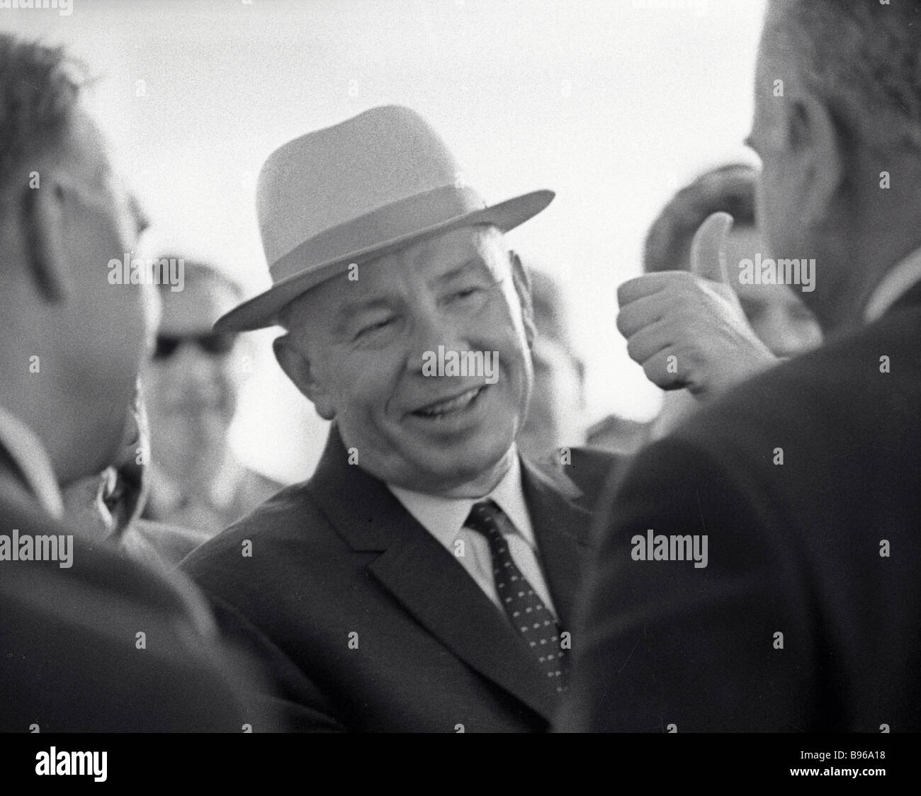 Chairman of the U S S R Supreme Soviet Presidium Nikolai Podgorny ...