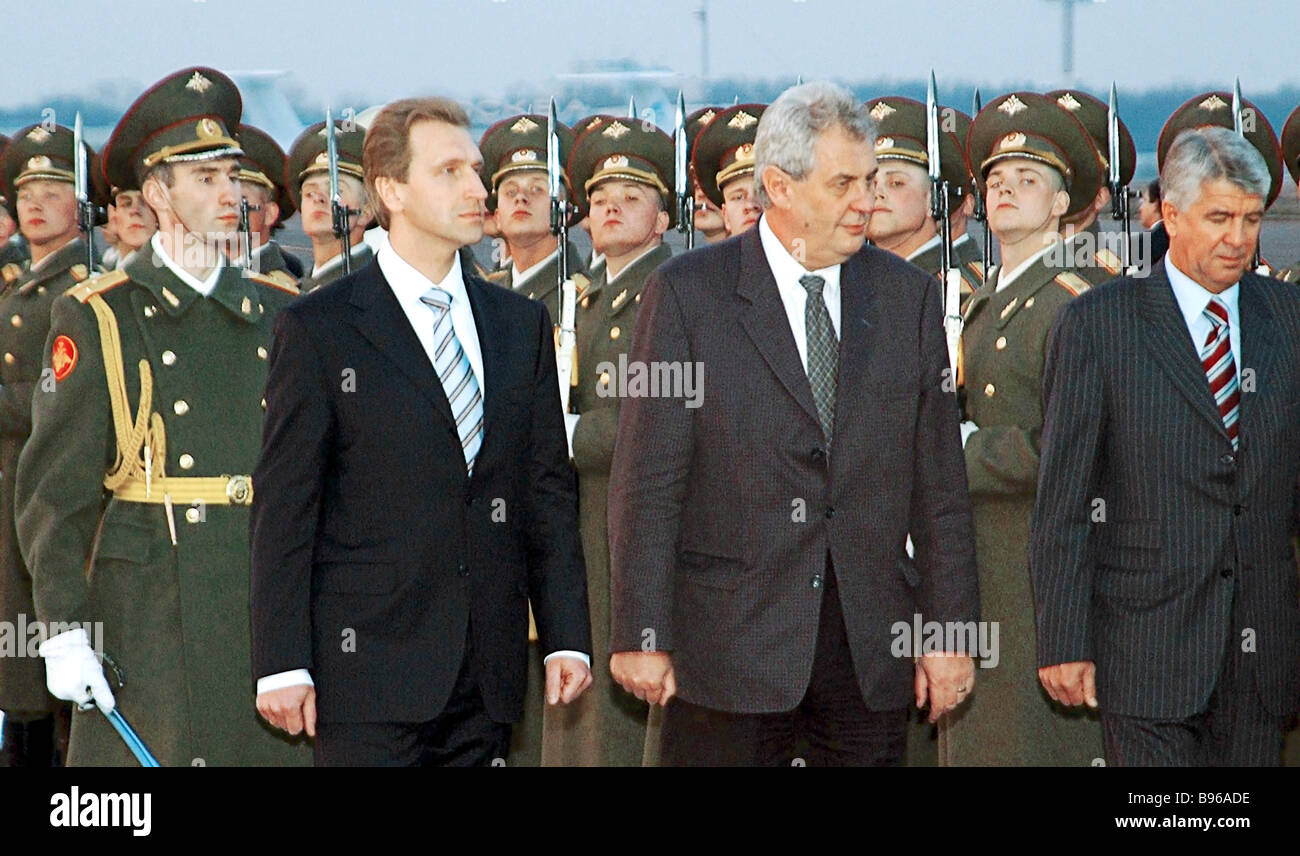 Chief of Staff of the Russian Government Igor Shuvalov, left ...