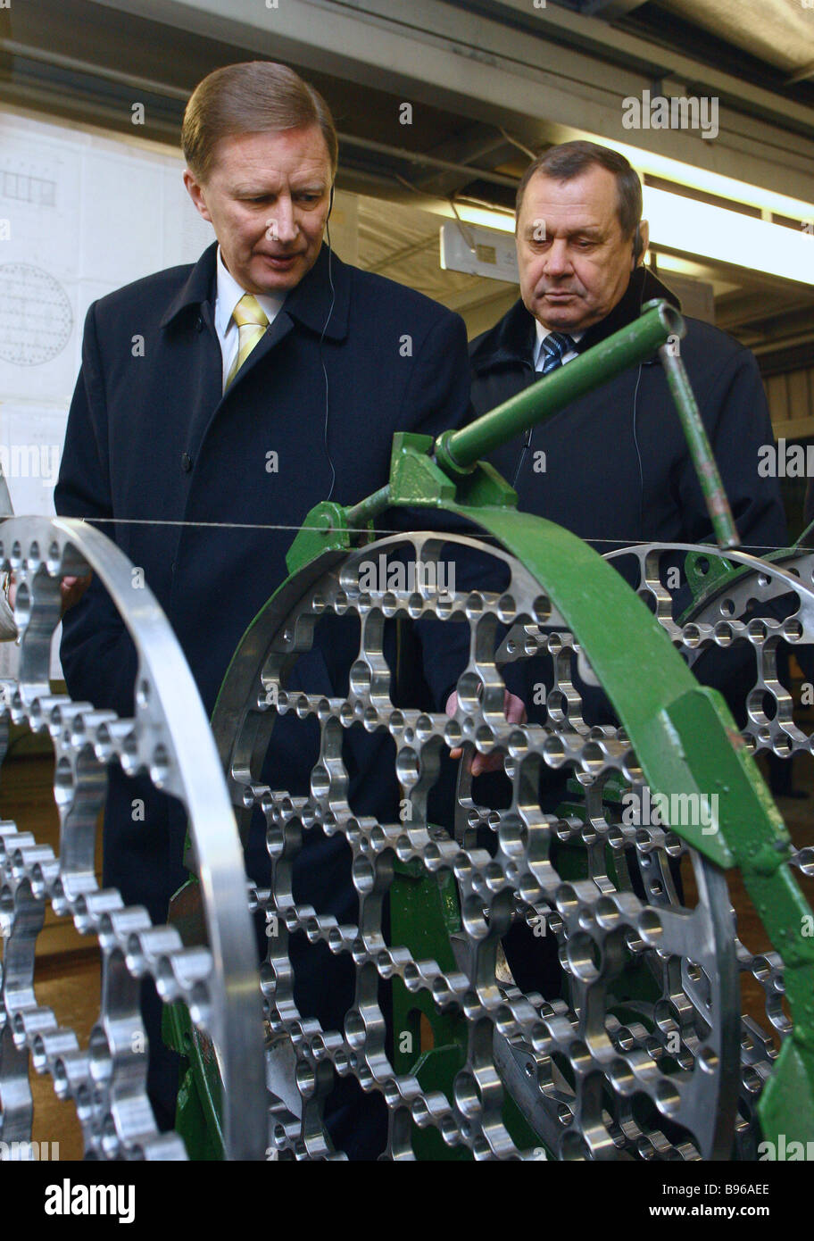 First Deputy Prime Minister Sergey Ivanov left visiting ZiO Podolsk ...