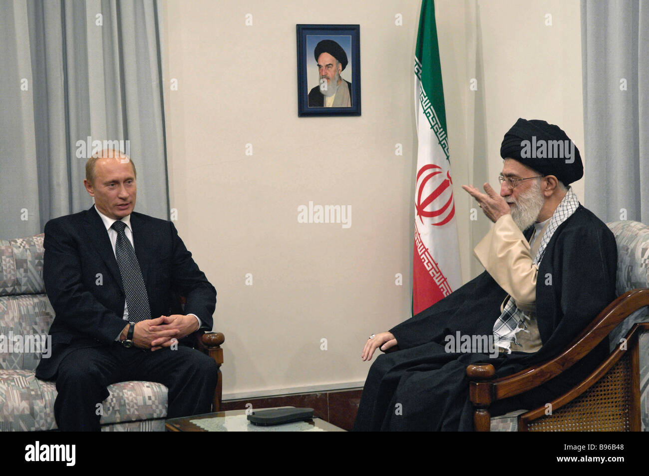 October 16 2007 Russian President Vladimir Putin and Leader of the ...