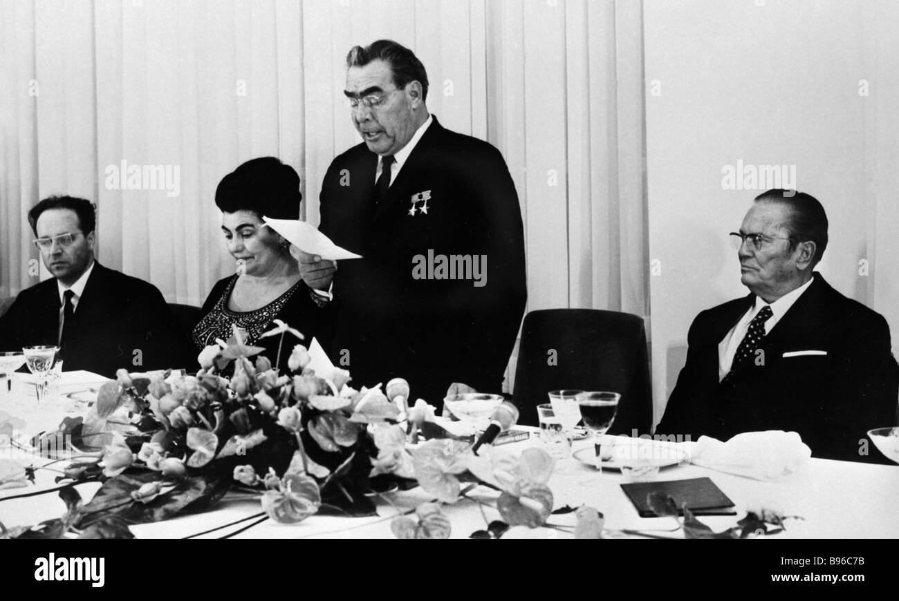 Leonid Brezhnev General Secretary of the Soviet Communist Party s ...