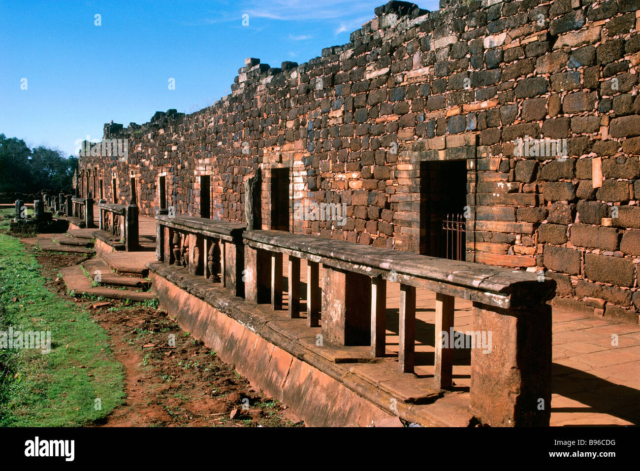 Argentine, Misiones Province, Mission San Ignacio, cells of Guarani ...