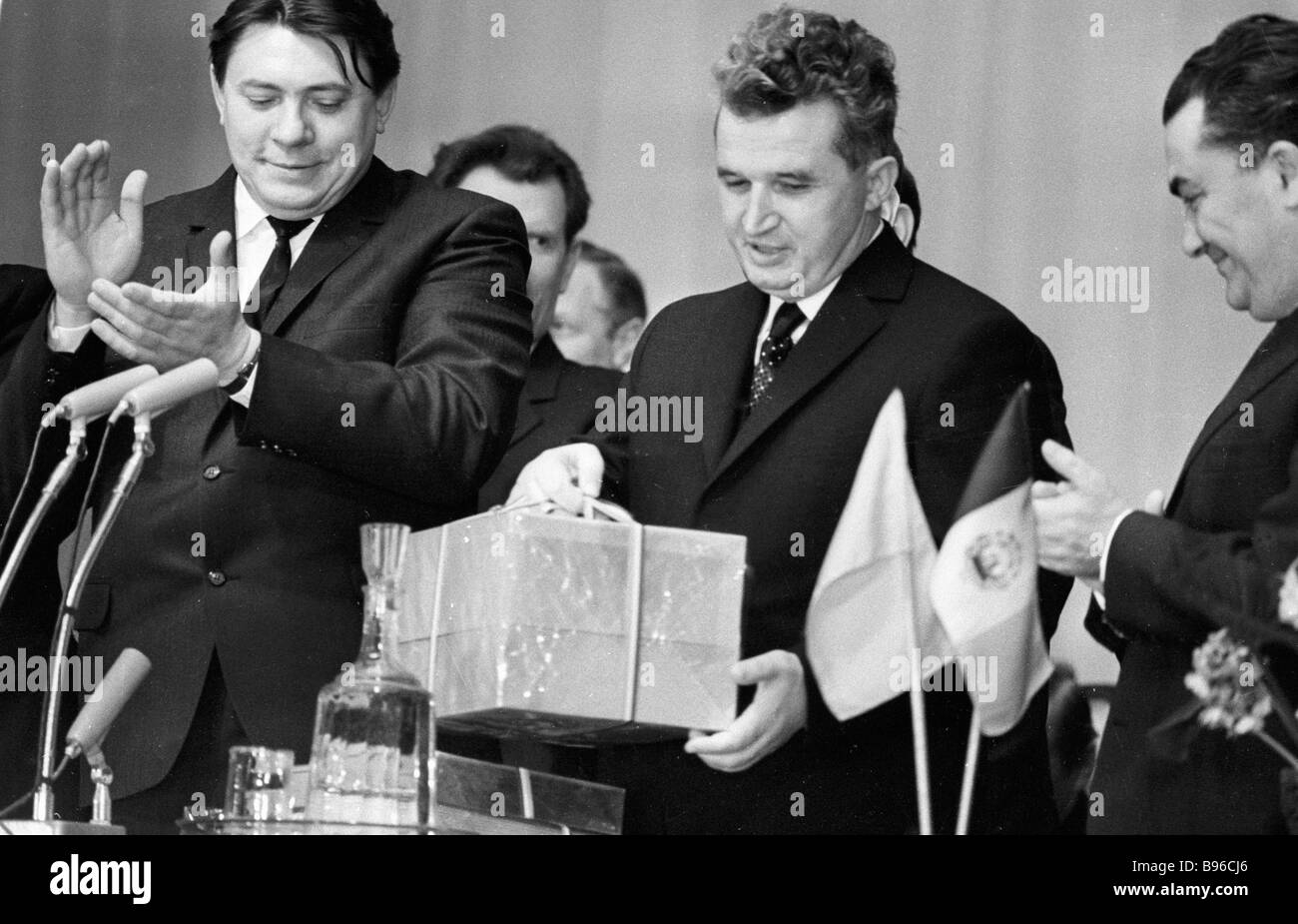 Nicolae Ceausescu general secretary of the Romanian Communist Party ...