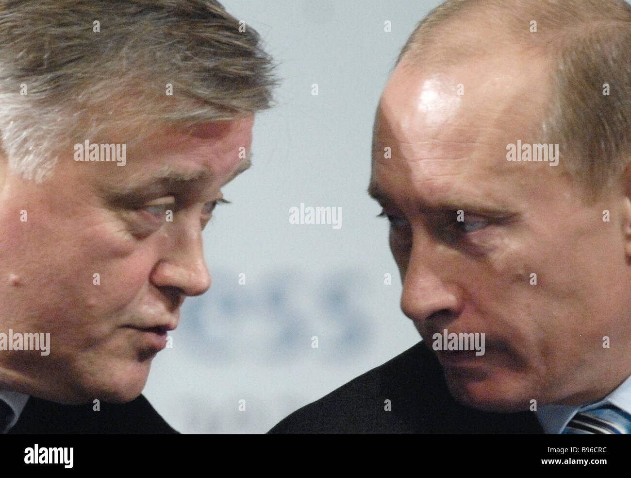 From right to left Russian President Vladimir Putin and Vladimir ...