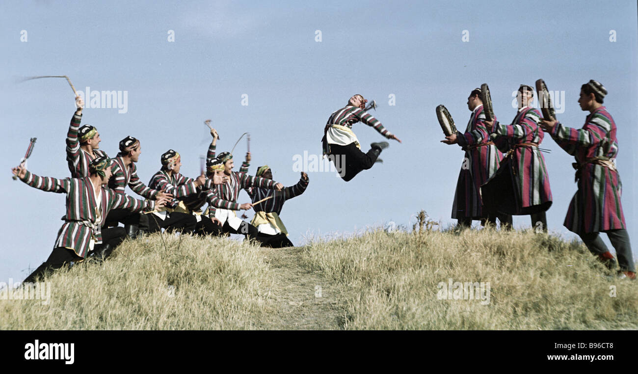 An Uzbek dance company performing Stock Photo - Alamy