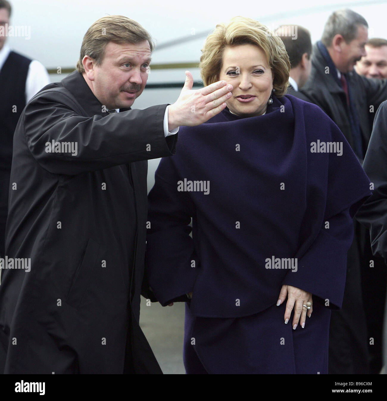 Valentina Matvienko governor of St Petersburg arrived in Minsk ...