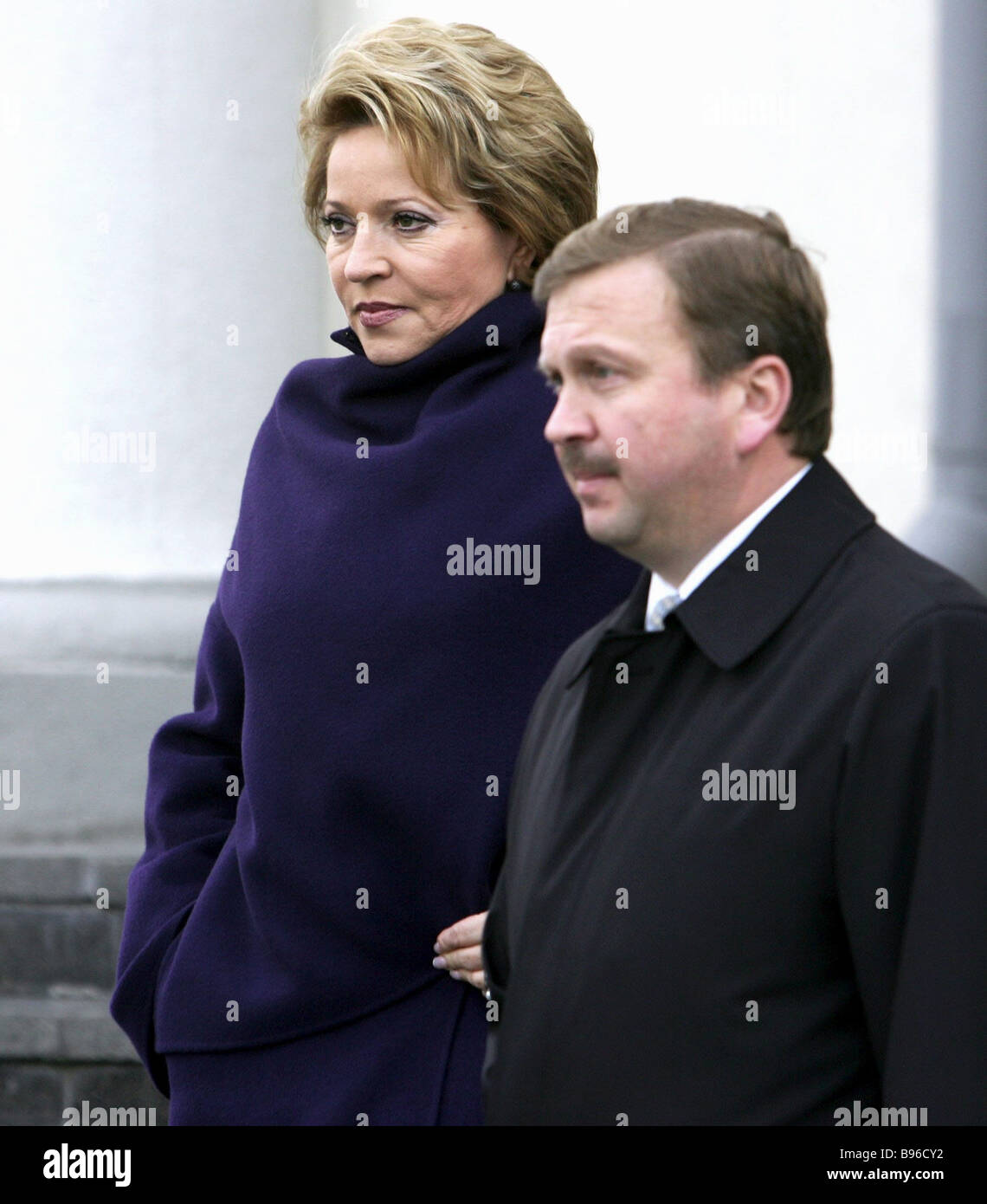 Valentina Matvienko governor of St Petersburg arrived in Minsk ...