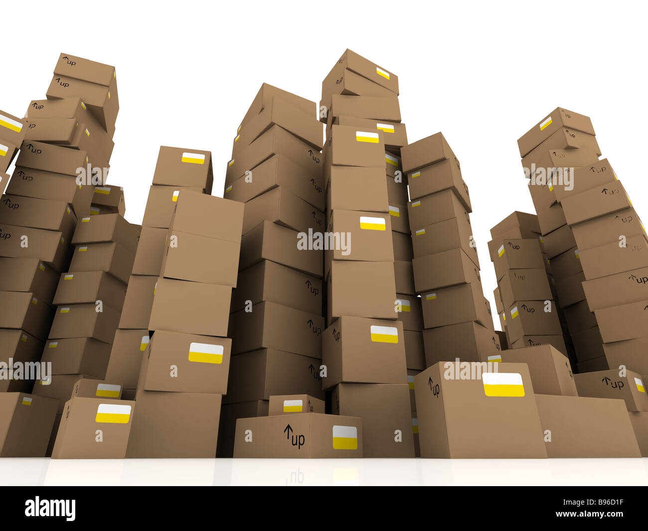 Pack cartons hi-res stock photography and images - Alamy