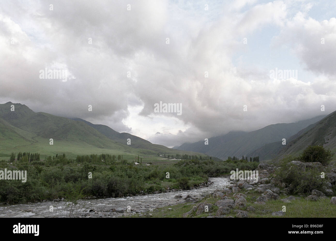 The Issyk Ata Gorge in the Tien Shan Mountains Stock Photo - Alamy