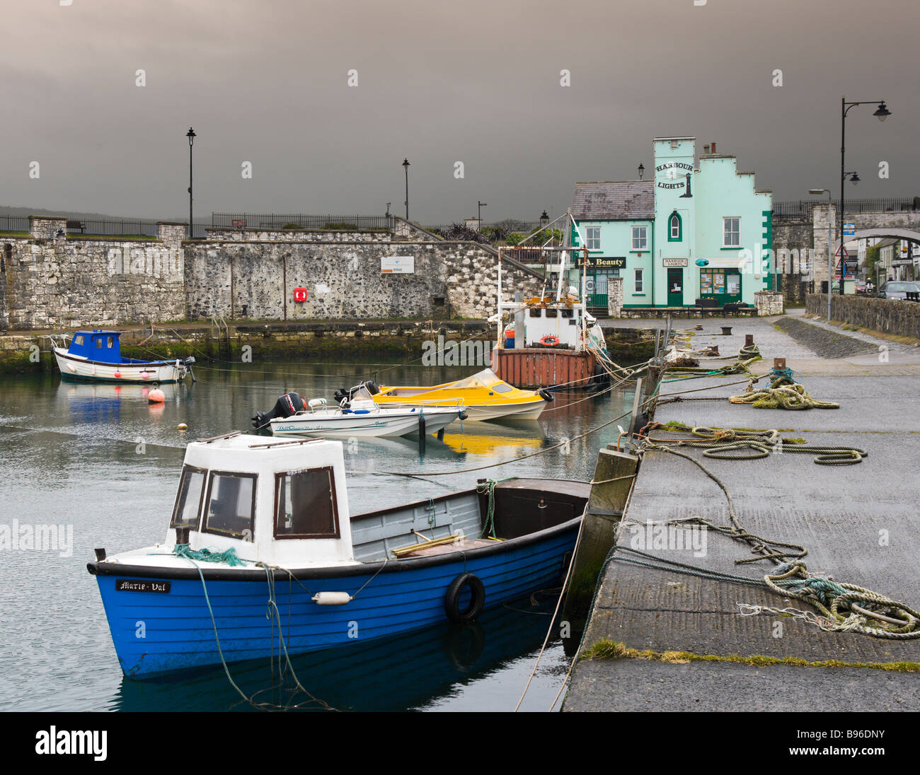 Carnlough harbour hi-res stock photography and images - Alamy