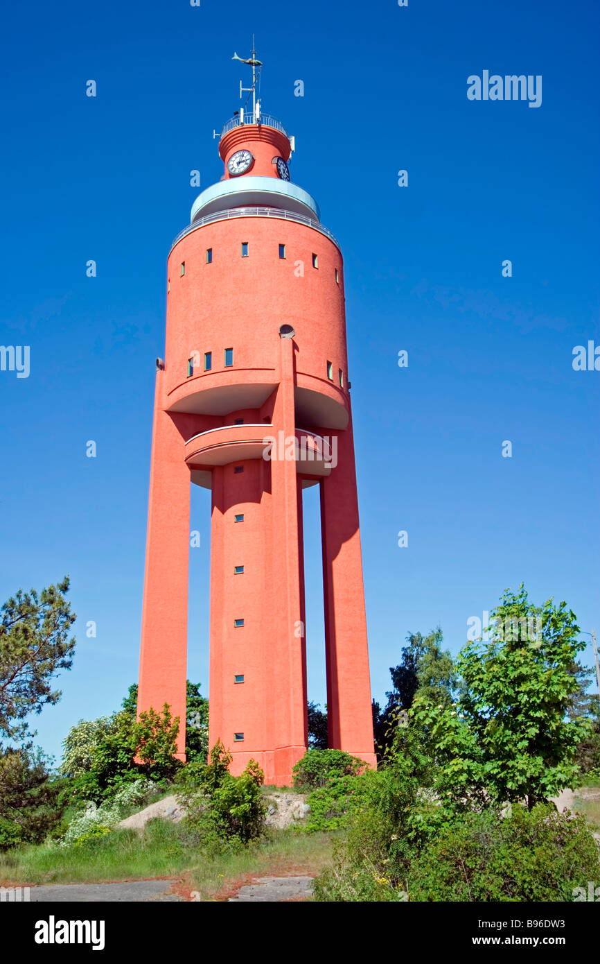 Finland: Hanko: Hanko Water Tower Stock Photo - Alamy