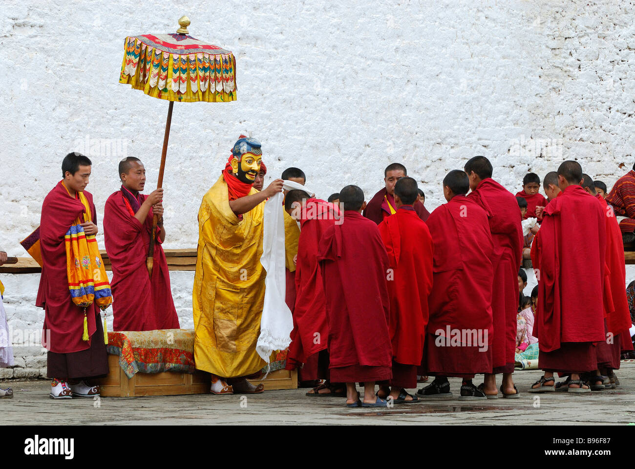 Bhutan, Punakha, Punakha Tsechu festival, Ngawang Namgyal is Bhutan's ...