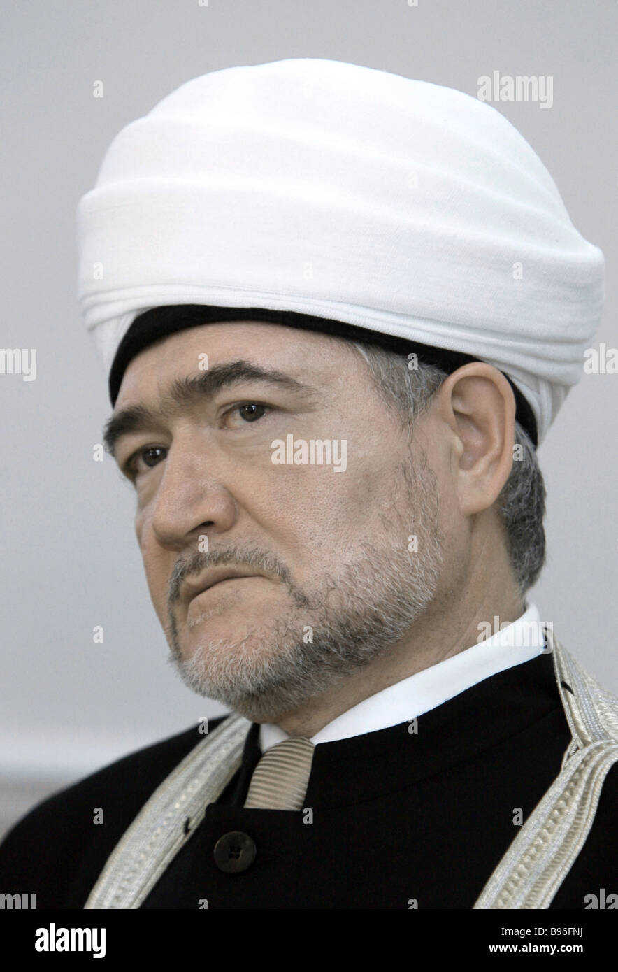 Ravil Gainutdin the High Mufti of Russia during a meeting in Moscow ...