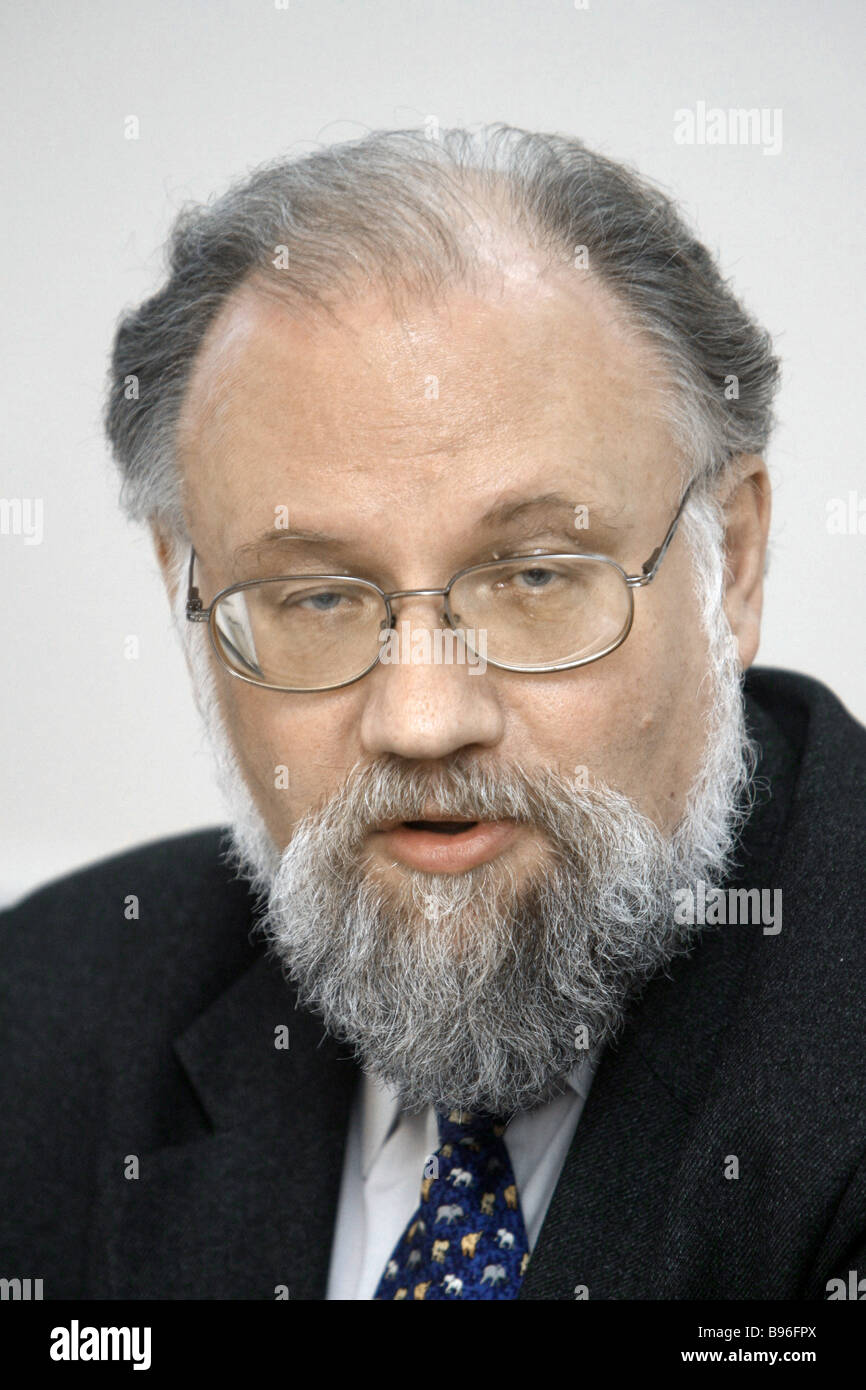 Vladimir Churov Chair of Russia s Central Election Commission Stock ...