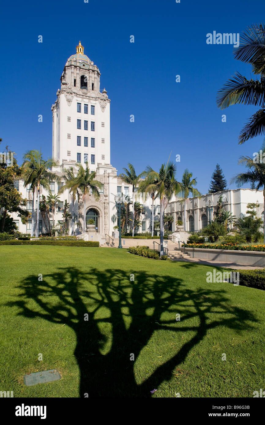 United States, California, Los Angeles, The Beverly Hills City Hall ...