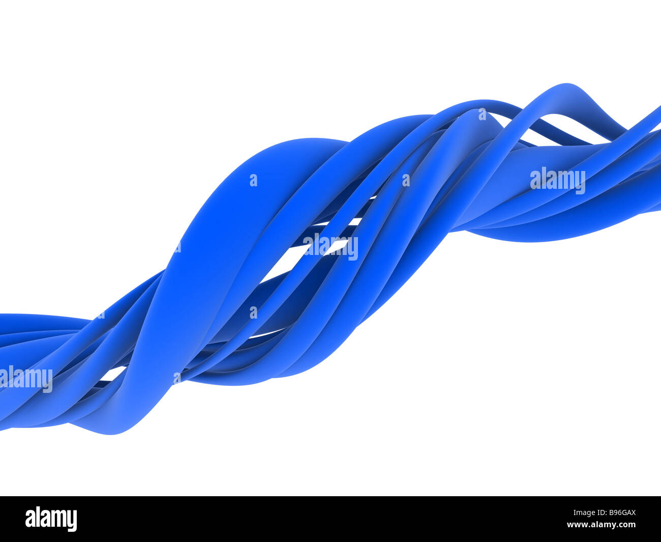 Blend of blue shapes Cut Out Stock Images & Pictures - Alamy