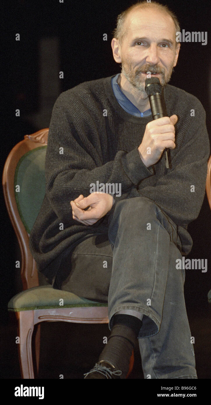 Pyotr Mamonov author of the script and music and singer in the play ...