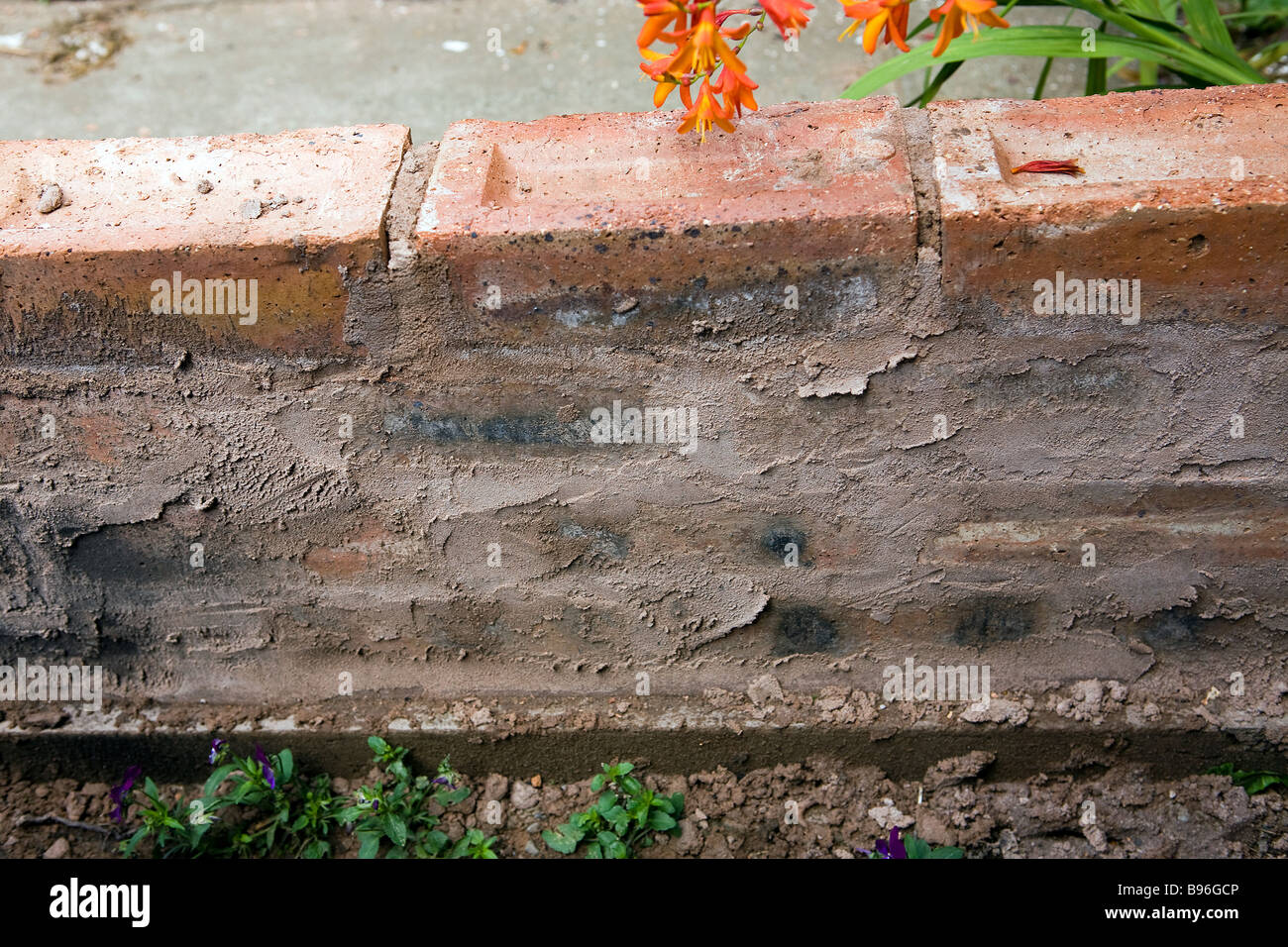 Rendered brick wall hi-res stock photography and images - Alamy
