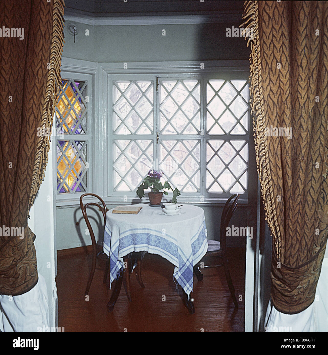 Pyotr Tchaikovsky s museum house loggia in Klin where the composer was ...
