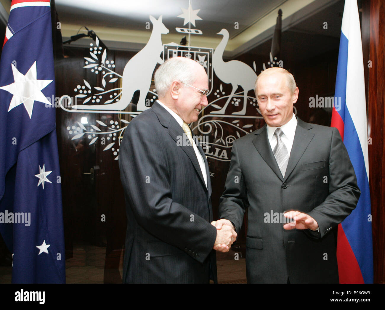 September 7 2007 Australian Prime Minister John Winston Howard and ...