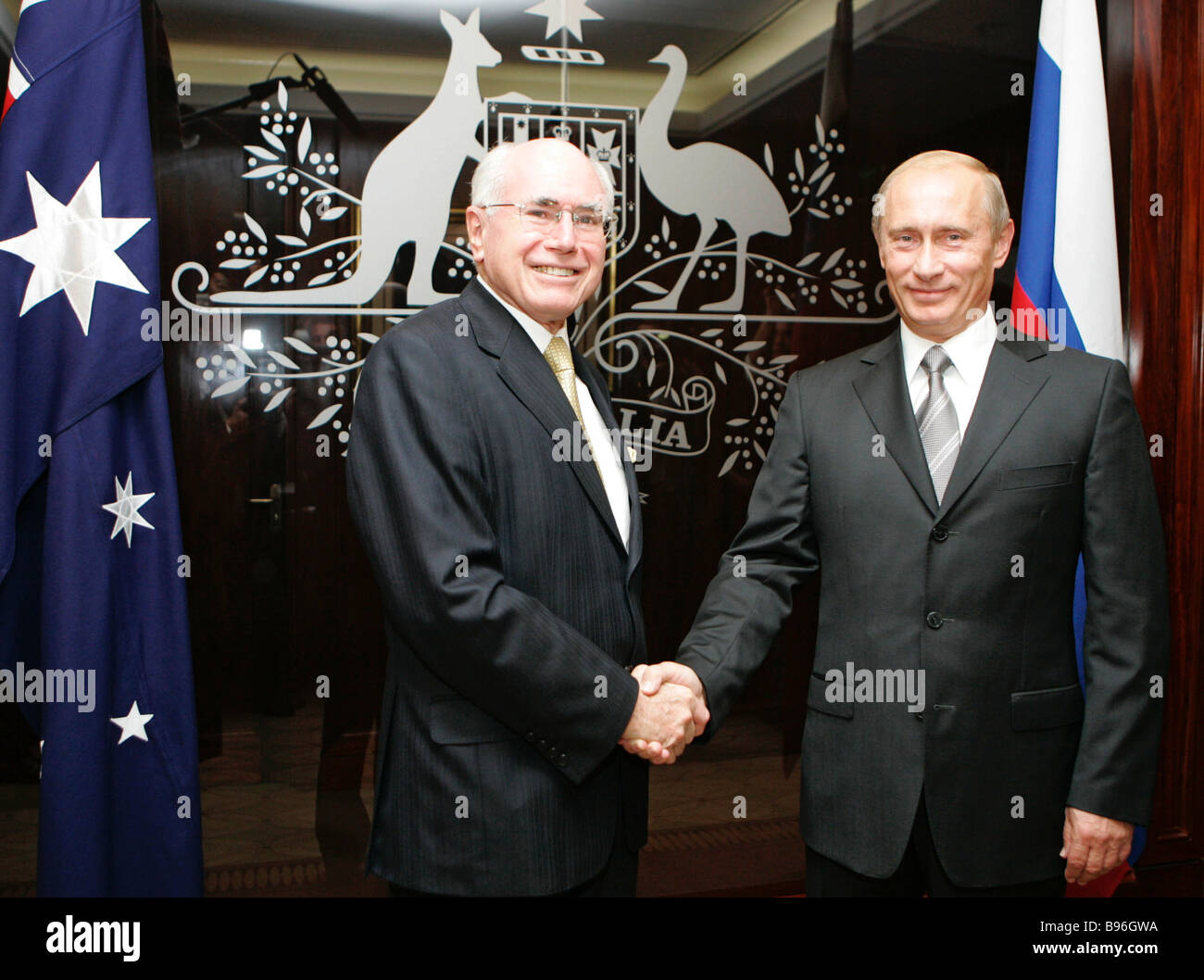September 7 2007 Australian Prime Minister John Winston Howard and ...