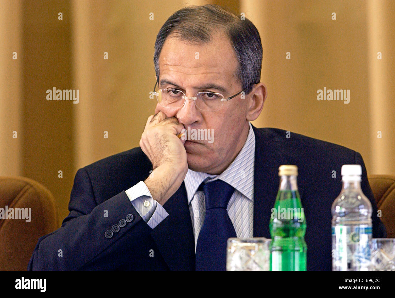 Russian Foreign Minister Sergey Lavrov High Resolution Stock ...