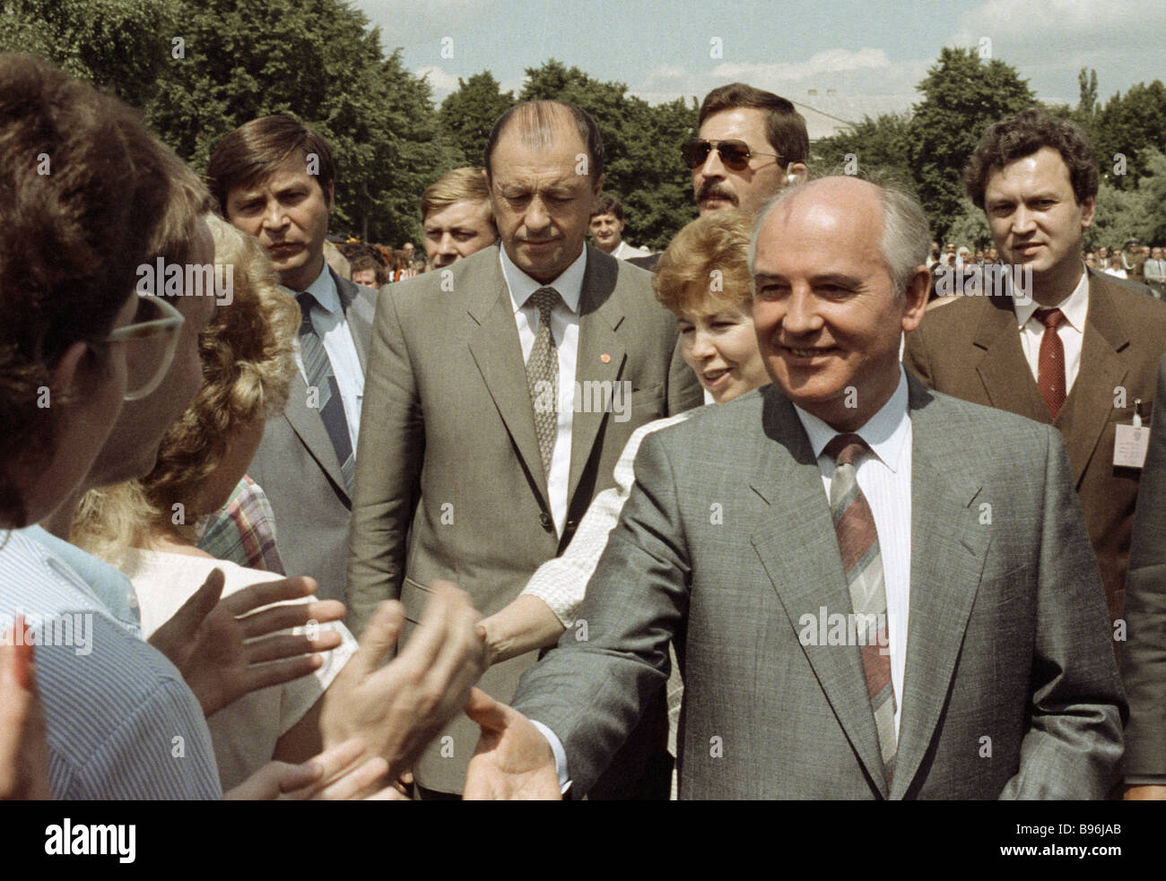 The C P S U Central Committee General Secretary Mikhail Gorbachev ...