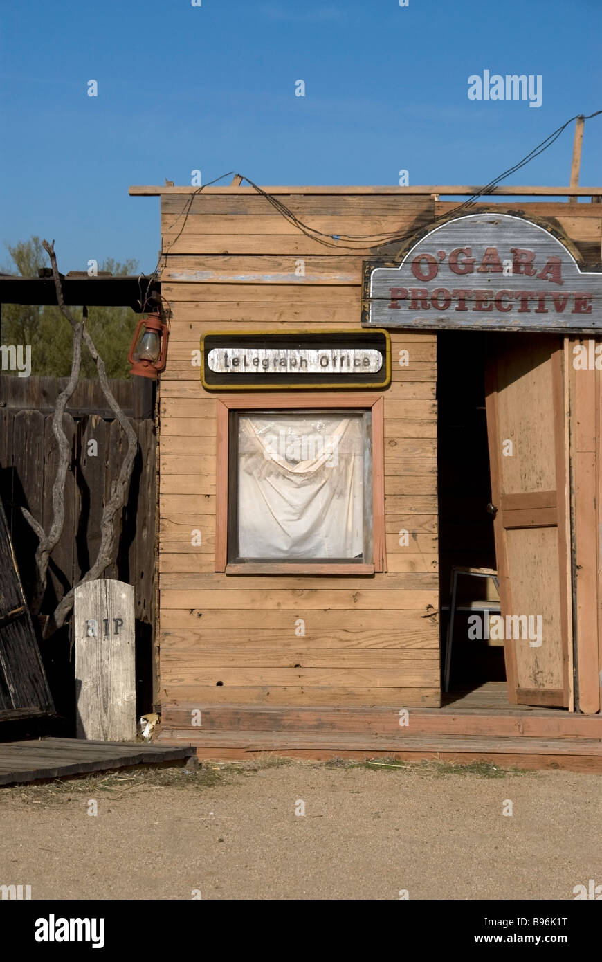 Old west telegraph office hi-res stock photography and images - Alamy