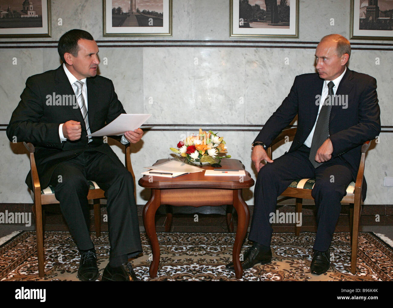 September 13 2007 Russian President Vladimir Putin and President ...